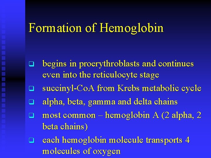 Red Blood Cells Anemia and Polycythemia Prof dr
