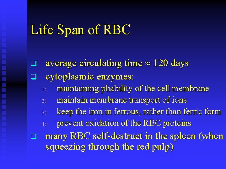 Red Blood Cells Anemia and Polycythemia Prof dr