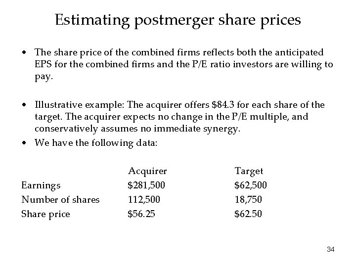Mergers and Acquisitions 1 Classifying MA Merger the