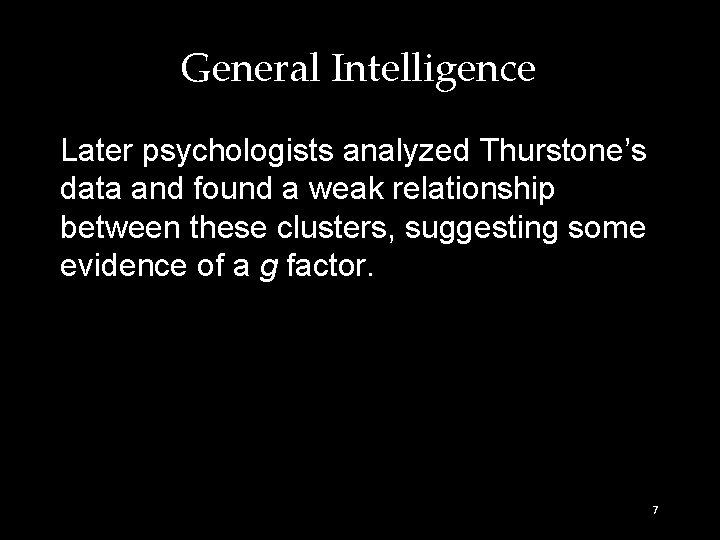 Intelligence Chapter 11 1 What is Intelligence Intelligence