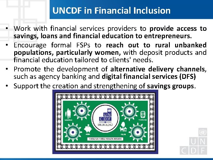 UNCDF Presentation Private Sector Development PSD Development Partner