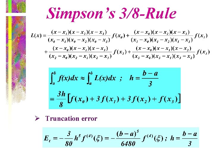 Chapter 17 Numerical Integration Formulas Graphical Representation Of