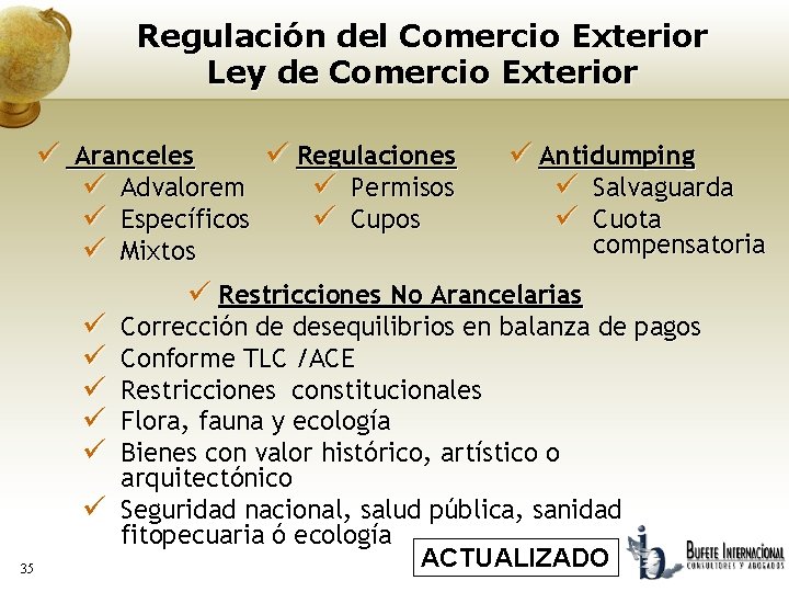 Bienvenidos Curso LEY DE COMERCIO EXTERIOR SUS REGLAS