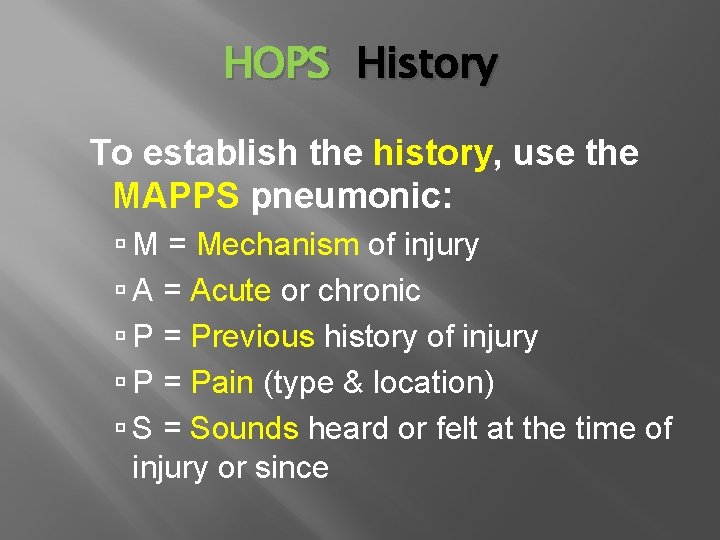 HOPS HOPS How many have taken the Forensics