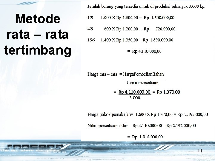 Persediaan Bahan Baku 1 Mengapa Kontrol Persediaan Penting