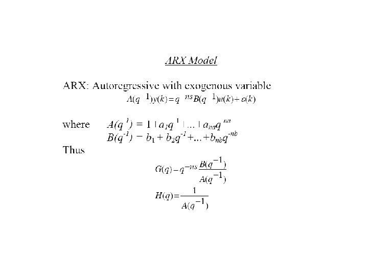 System identification and self regulating systems Discrete Equivalents