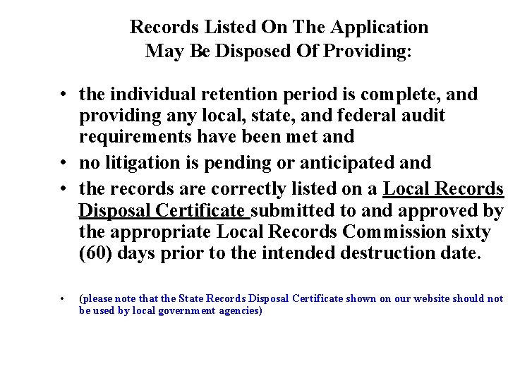 What Will My Records Retention Schedule Look Like