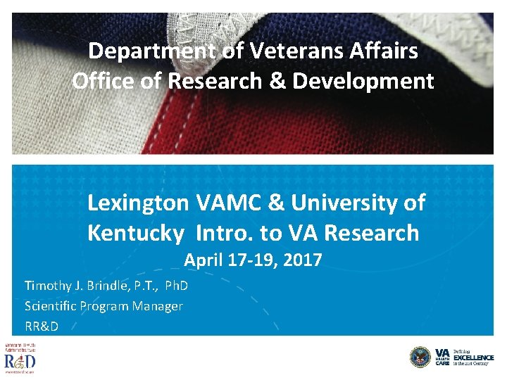 Department of Veterans Affairs Office of Research Development