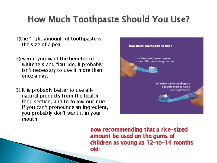 Toothpaste Health and Safety at Home Toothpaste Toothpaste