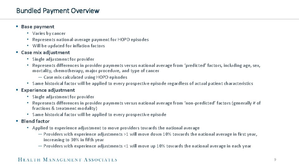 Advanced Alternative Payment Model for Radiation Therapy October