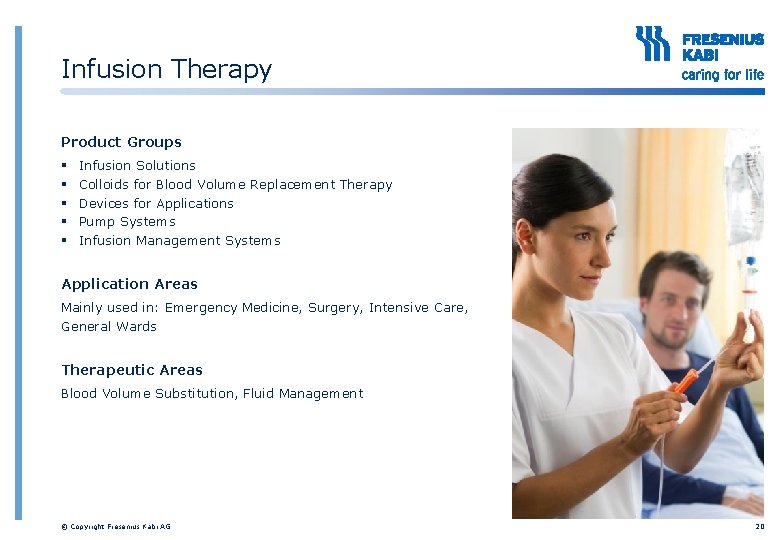 Fresenius Kabi Overview Copyright Fresenius Kabi AG Who