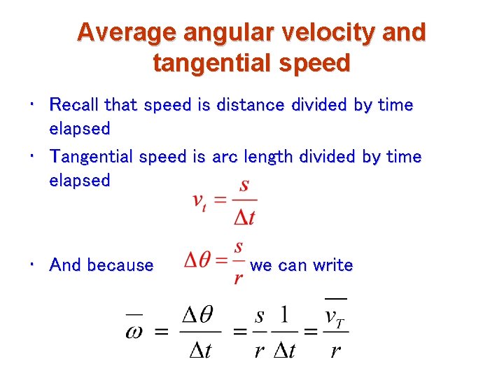 Rotational Kinematics and Energy Rotational Motion Up until