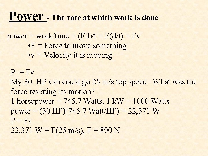 Power Contents Definition of Power Whiteboards Jambalaya Whiteboards