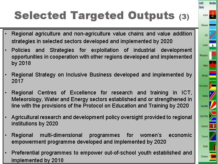 RISDP 2015 2020 AND INDUSTRIALISATION STRATEGY AND ROADMAP
