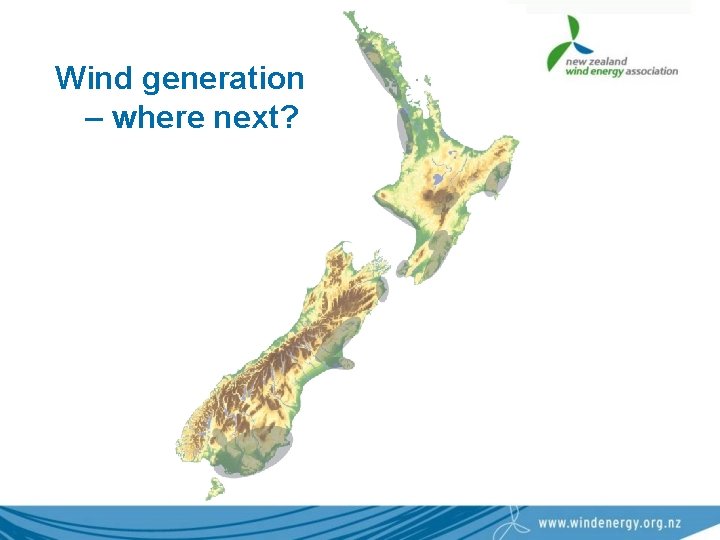 Wind energy in NZ 20 wind by 2030