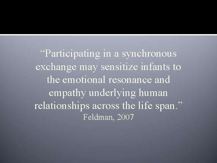 Prosociality and Morality EmpathySympathy Daniel Messinger Ph D