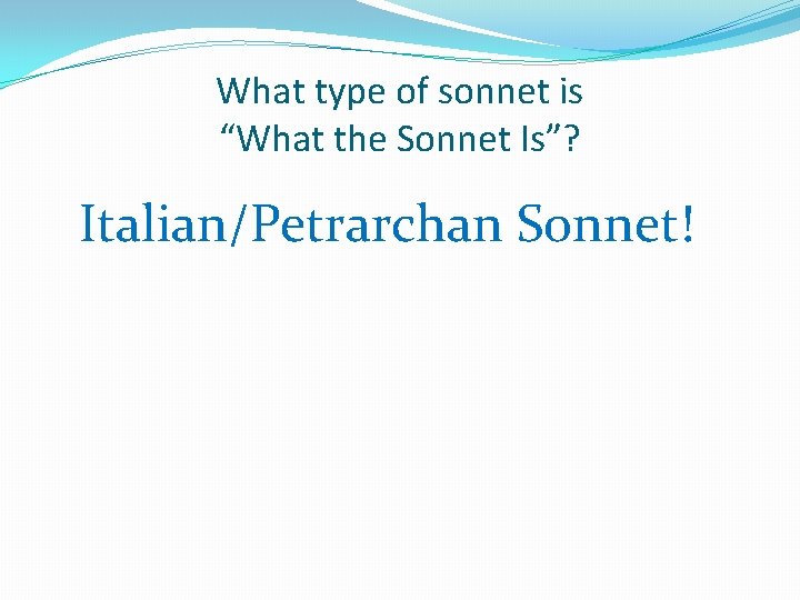 What is a Sonnet Understanding the forms meter