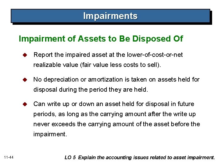 11 1 CHAPTER 11 DEPRECIATION IMPAIRMENTS AND DEPLETION