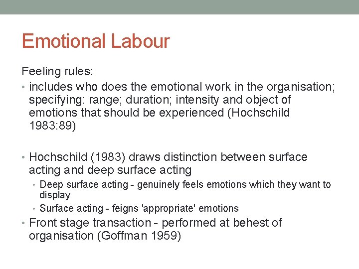 EMOTIONAL LABOUR AND PROBATION PRACTICE Jake Phillips Andrew