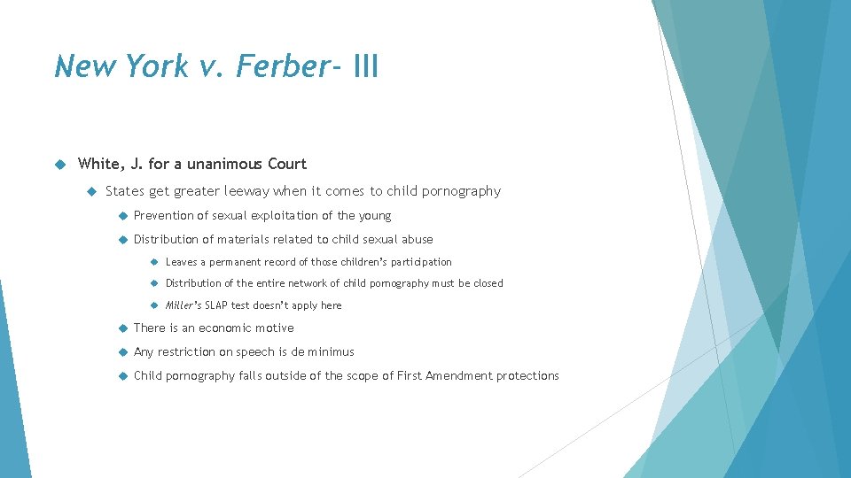 Lecture 26 Chapter 7 Boundaries of Free Expression