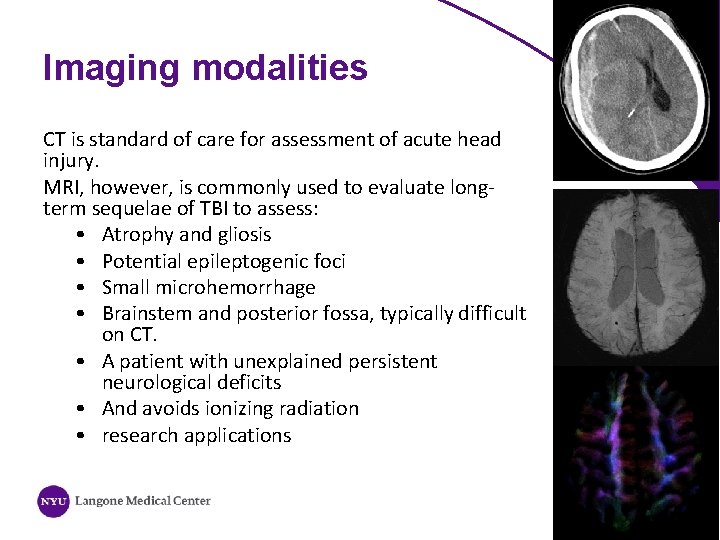 Chronic Effects of Traumatic Brain Injury An Imagebased