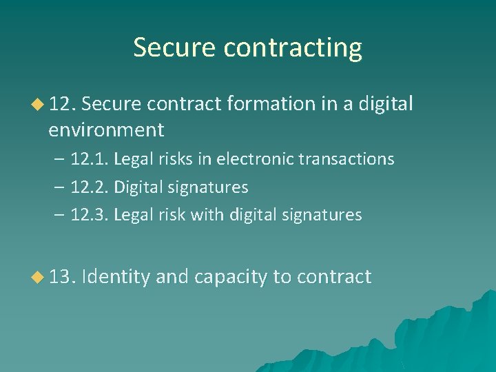 ECommerce 1 What is eCommerce 10 Electronic Transactions