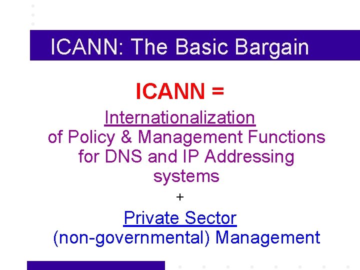ICANN Bucharest Orientation Workshop 25 June 2002 Andrew