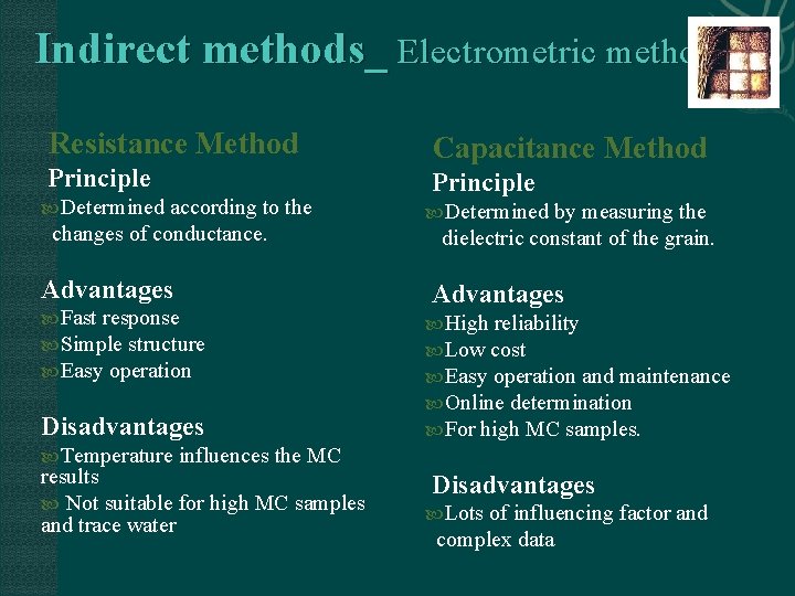 Grain Moisture Content Measurement Methods and Traceability in