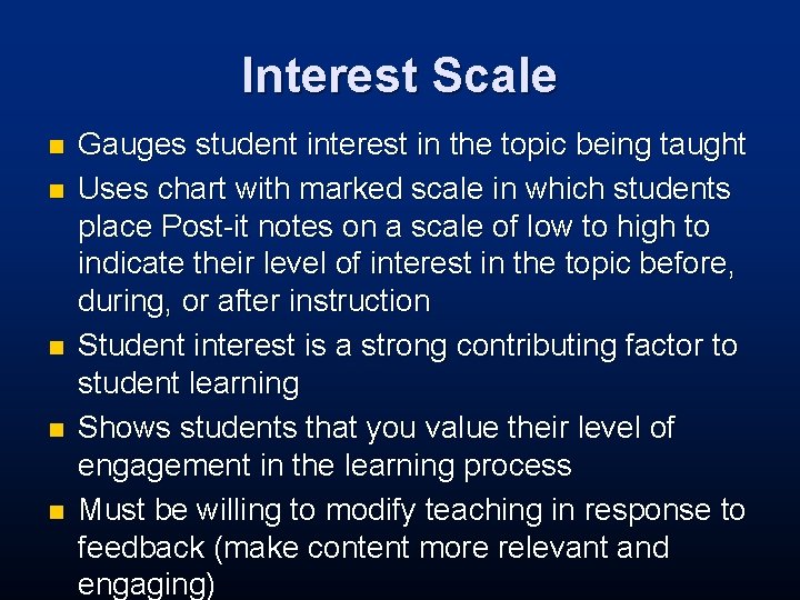 Formative Assessment How Do We Know Our Students