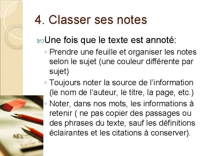 Comment annoter un texte Pourquoi annoteton un texte