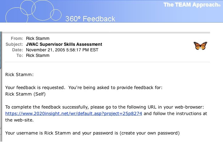 Joint Warfare Analysis Center 360 Degree Feedback Process
