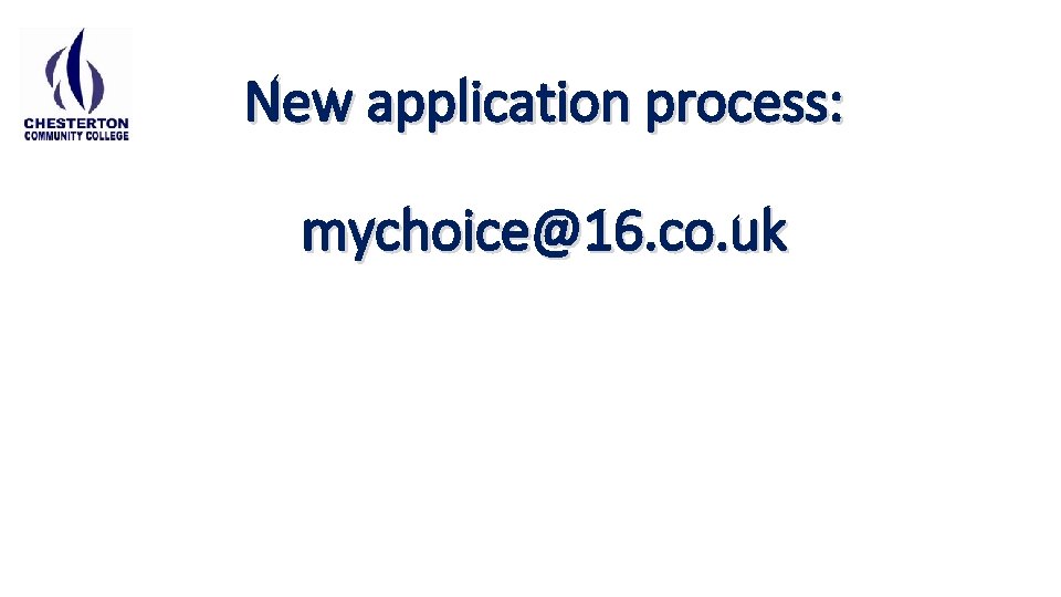 New application process mychoice16 co uk Signing in