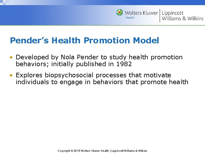 Chapter 11 Overview of Selected Middle Range Nursing