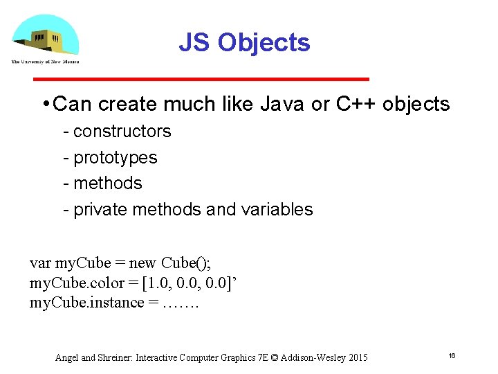 Introduction to Computer Graphics with Web GL Ed