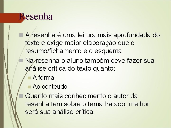 TEXTOS CIENTFICOS RESUMO RESENHA FICHAMENTO RELATRIO E PROJETO