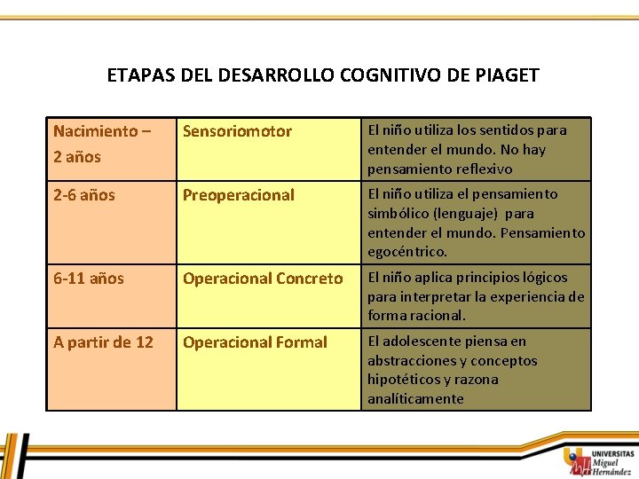 Tema 3 Desarrollo cognitivo en la adultez temprana