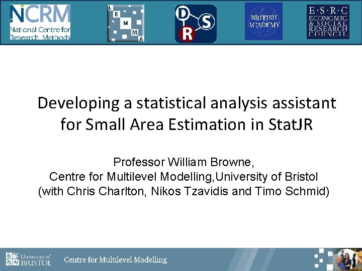 Developing a statistical analysis assistant for Small Area