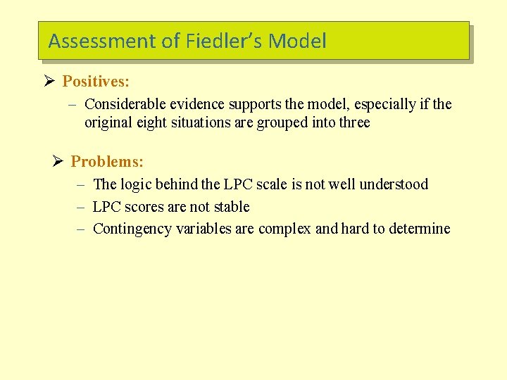 Lecture 7 Leadership BBA 352 Organizational Behavior Department