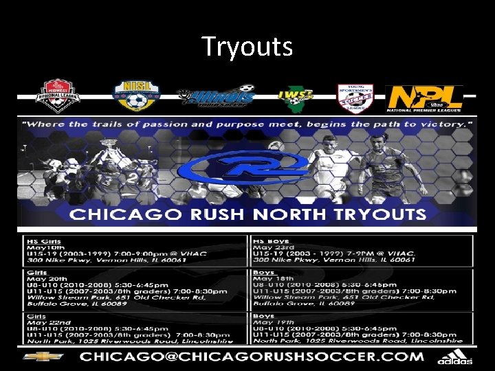 Chicago Rush Soccer Club What is Rush Made