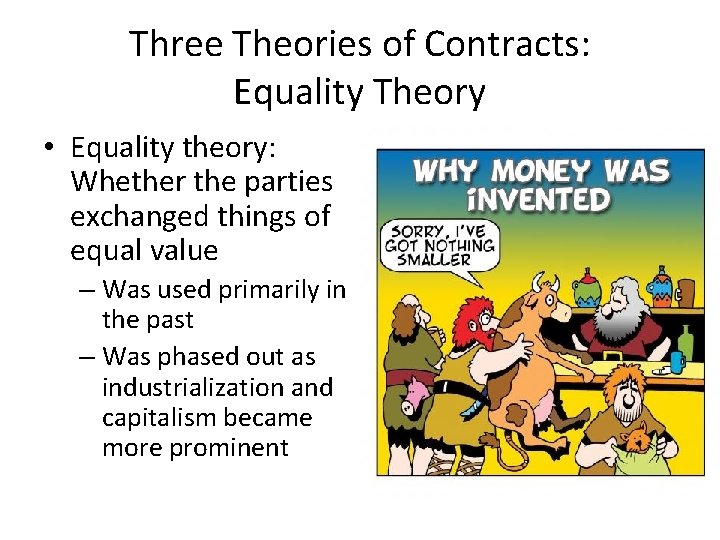 Bell Ringer What should a contract be based