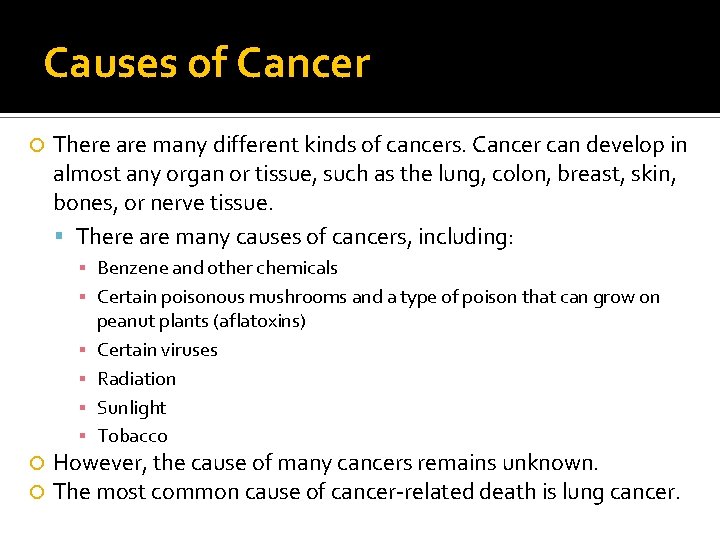 Cancer What Is Cancer Cancer is a growth