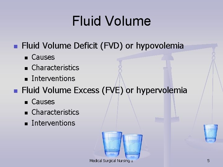 Basic Principles of Fluid Electrolyte and Acid Base