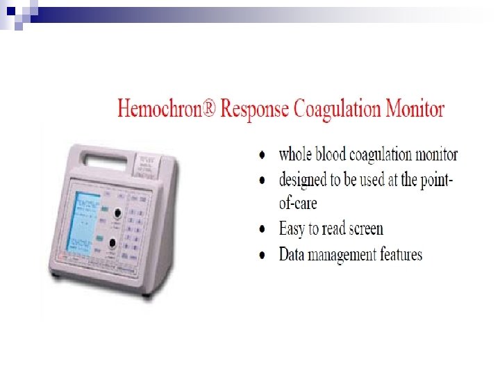General Approach of Haemostasis Lecture 3 Coagulation Time