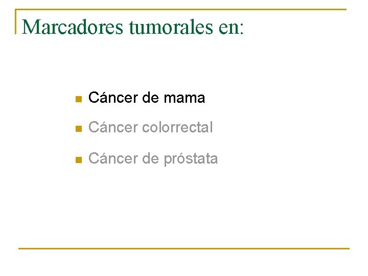 Perspectivas de futuro en marcadores tumorales Dr Josep