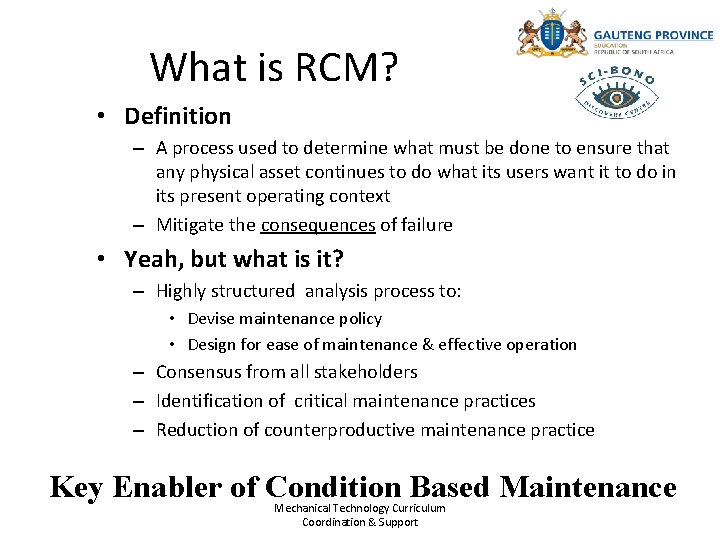 Grade 10 Types of maintenance Maintenance Definition British