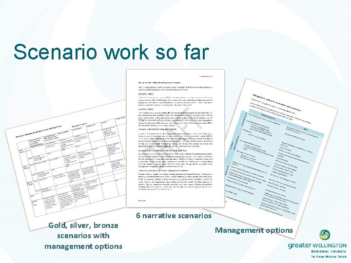 Next steps for scenarios 9 February 2017 Source