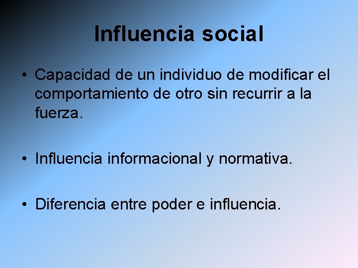 Influencia social minoritaria y cambio social Psicologa de