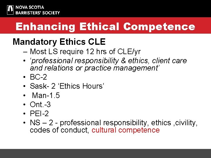 Enhancing Lawyer Professionalism Canadian Law Societies Roles in
