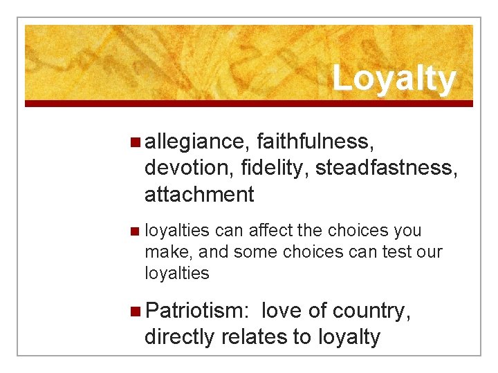 Contending Loyalties Canada is unique because Most Countries