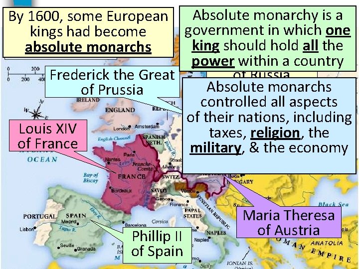 The Age of Absolute Monarchs SSWH 14 The